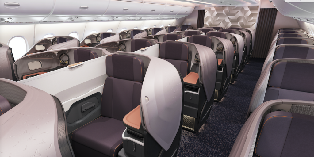 Singapore Airlines’ revised A380 business class - Aircraft Interiors ...