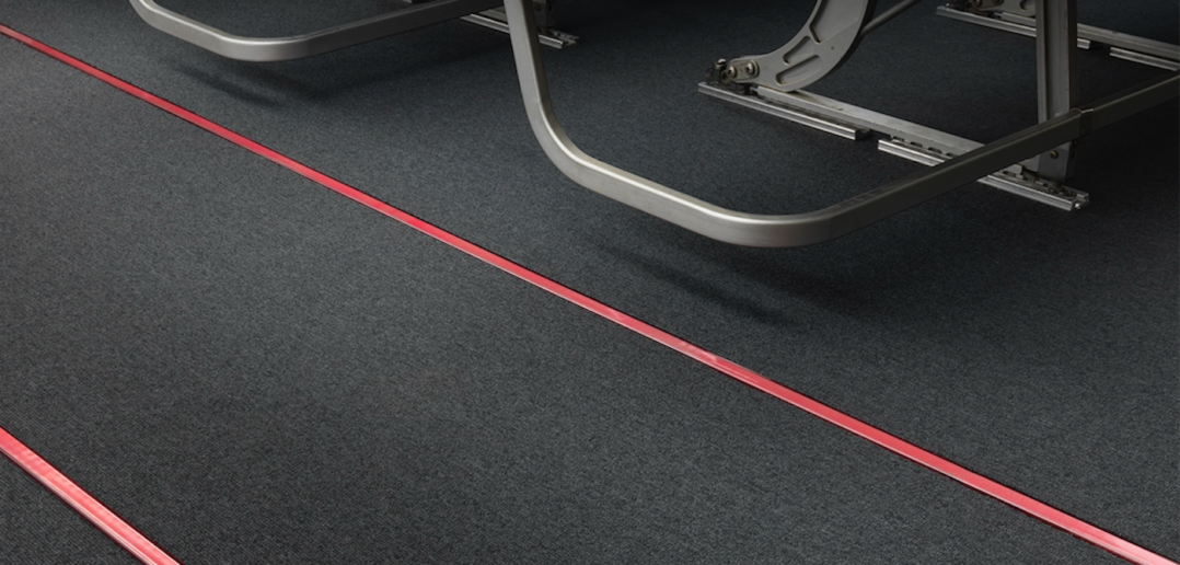 First red-glowing floor path system launched - Aircraft Interiors ...