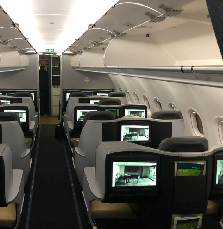 Aer Lingus updates shamrock motif in cabin branding - Aircraft ...