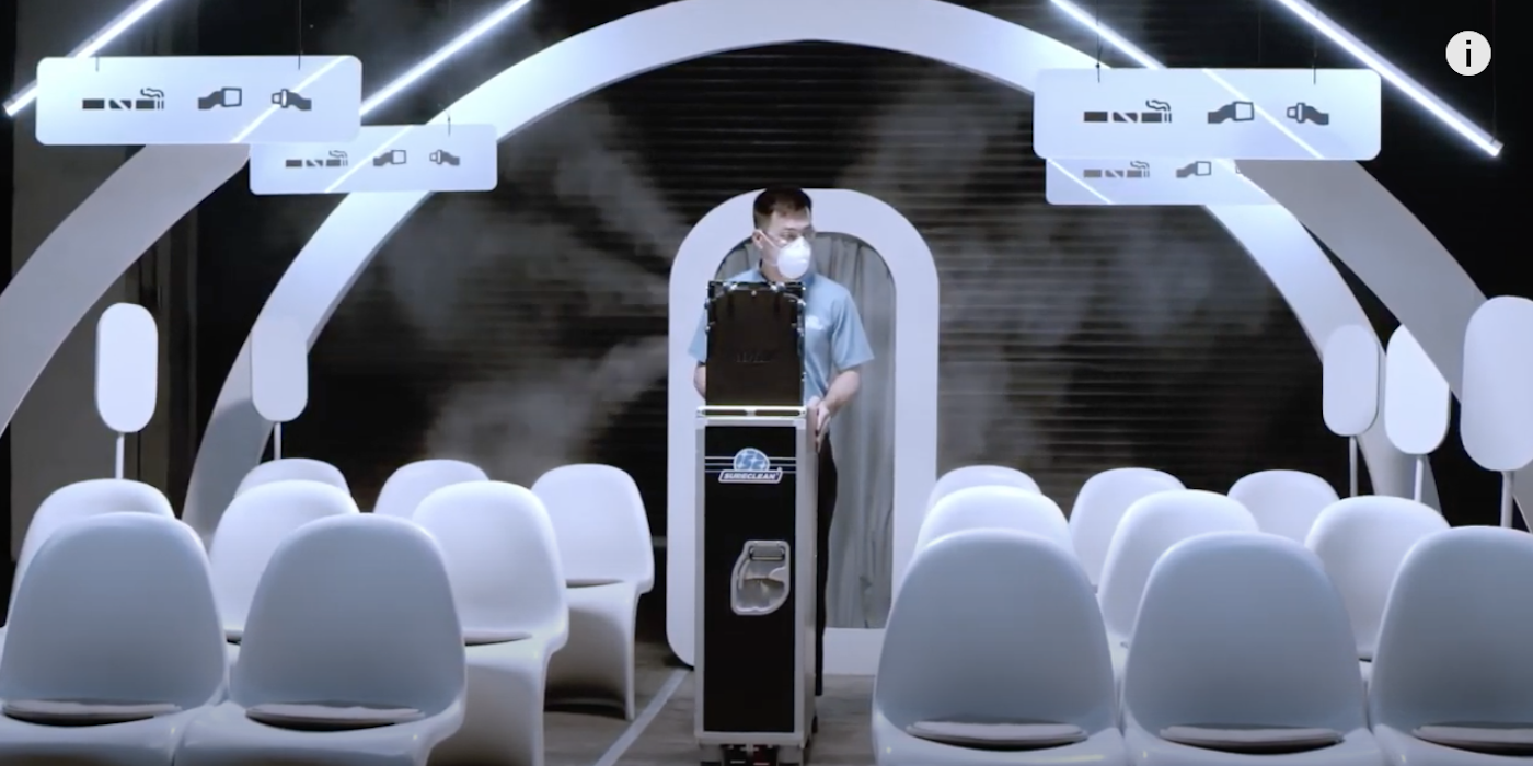 The Aura rapid cabin disinfection system - Aircraft Interiors International