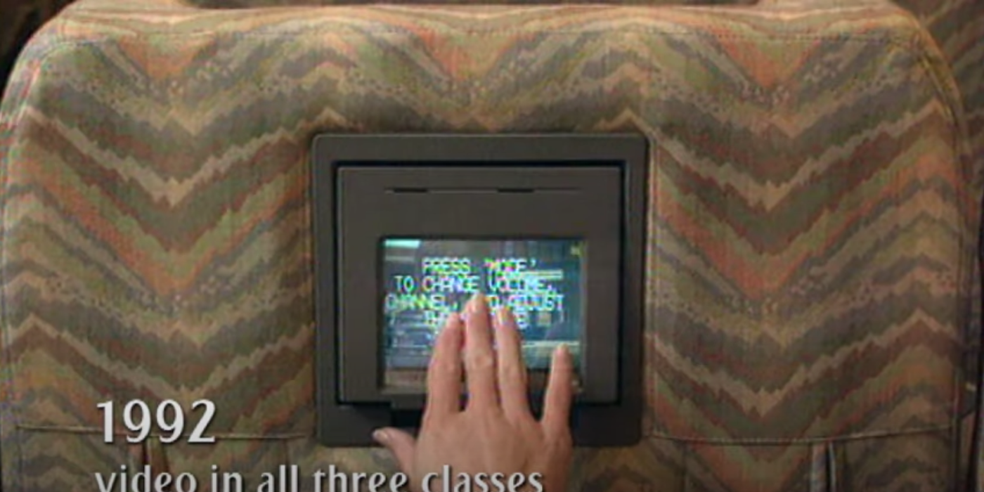 Emirates 1992: the first airline to have video in all classes ...