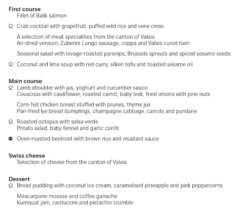 SWISS ties up with After Seven for winter gourmet dining - Aircraft ...