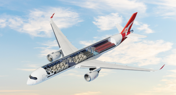 Qantas unveils its A350 ‘Project Sunrise’ first and business class ...