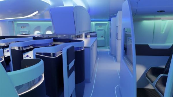 The JetZero BWB cabin designs - Aircraft Interiors International