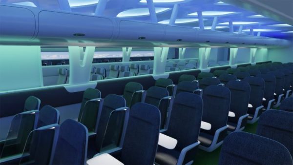 The JetZero BWB cabin designs - Aircraft Interiors International