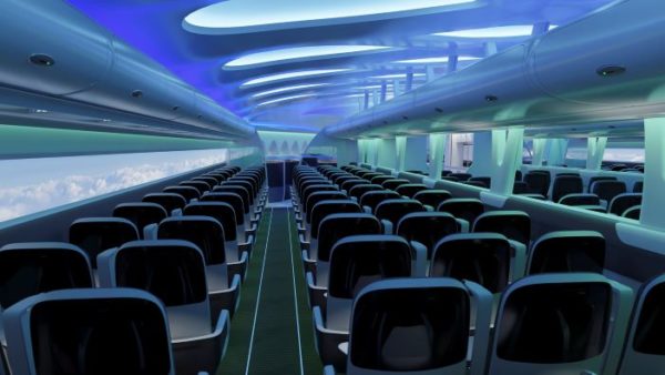 The JetZero BWB cabin designs - Aircraft Interiors International